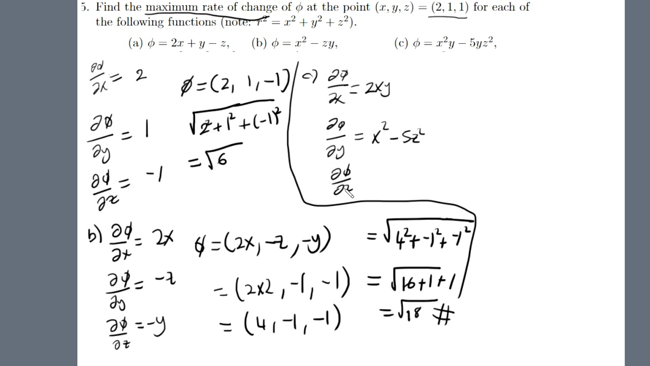 How To Find The Maximum Rate Of Change YouTube