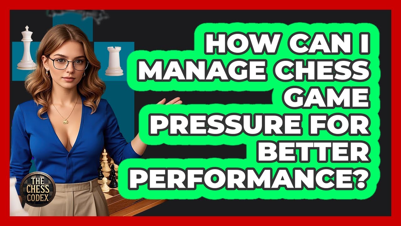 How Can I Manage Chess Game Pressure For Better Performance? - The ...