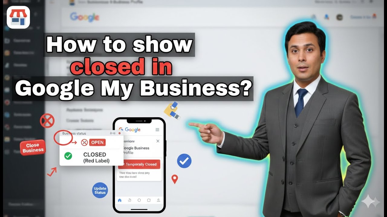 How to show closed in Google My Business? - YouTube