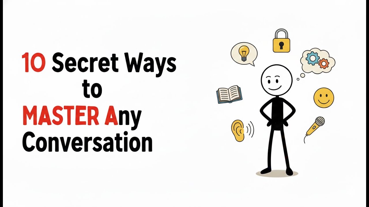 10 Secret Ways to MASTER Any Conversation (Even If You're Shy) - YouTube