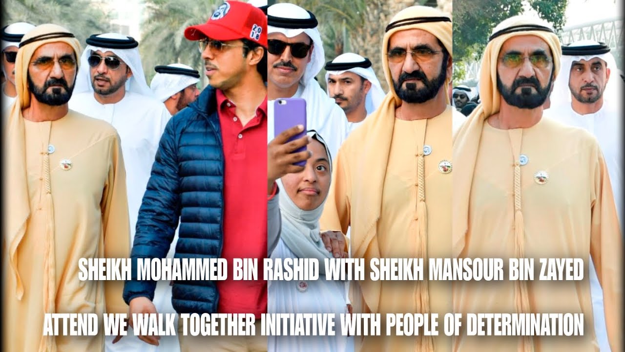 Sheikh Mohammed Dubai King And Sheikh Mansour Bin Zayed We Walk ...