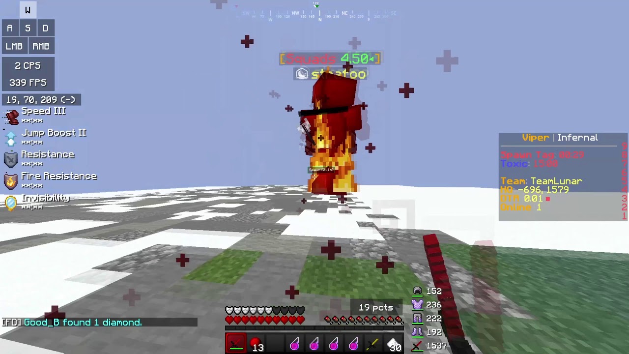 This Class is TOO OP | Lunar client Cloak giveaway | Vipermc hcf - YouTube