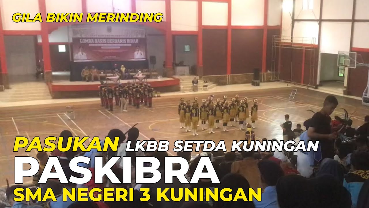 WOW!! VARIASI FORMASI PASKIBRA SMA NEGERI 3 KUNINGAN LKBB SETDA ...