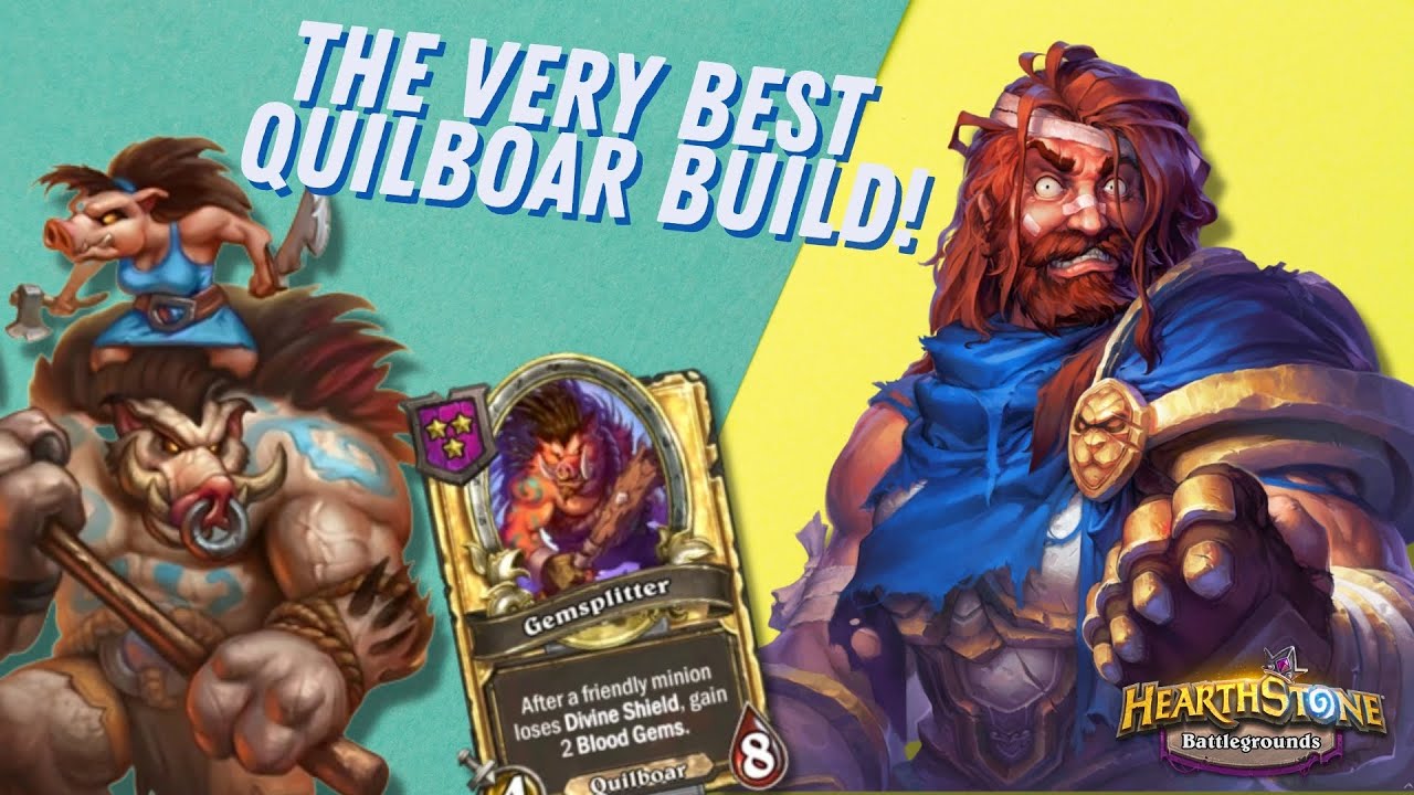 The Very Best Quilboar Build! | Hearthstone Battlegrounds #4 | Quilboar ...