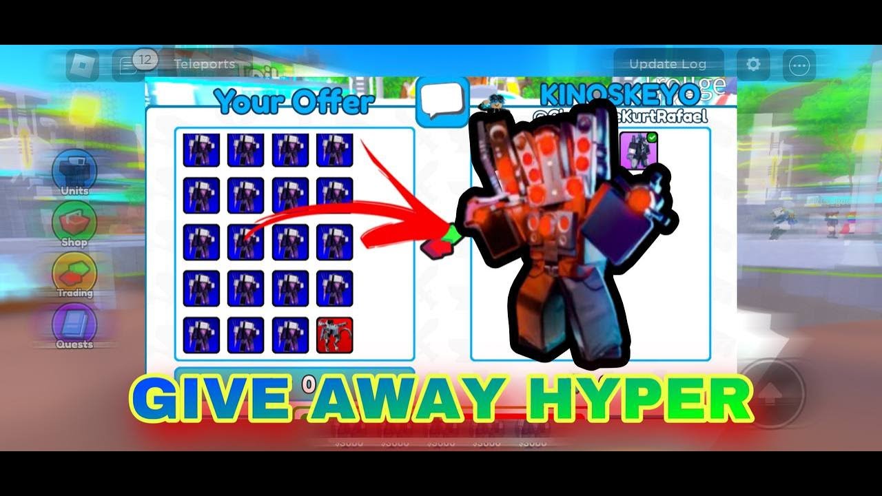 🔴LIVE🔴 Gifting HYPER UTS For FREE & Signing UNITS! (Toilet Tower ...