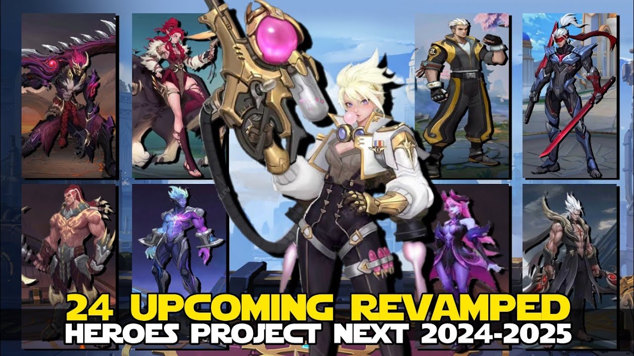 ALL 24 UPCOMING REVAMPED HEROES IN THE NEW UPDATE 2024-2025 | MOBILE ...