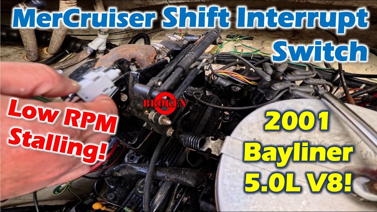 DIY Bayliner Shift Interrupt Fix: MerCruiser 5.0L V8 - YouTube