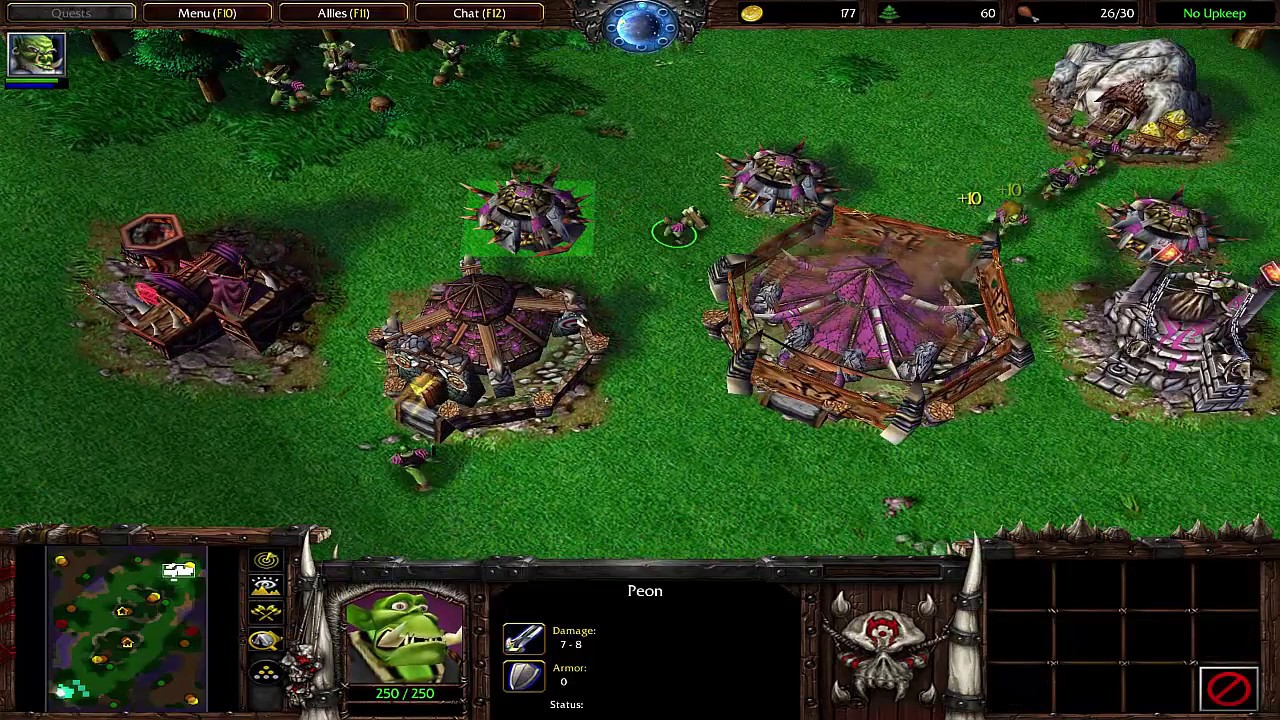 Orc Vs Night Elf Youtube