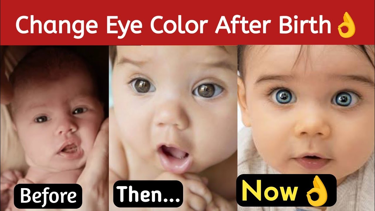Baby eye color change time lapse | How to change baby eye colour after ...