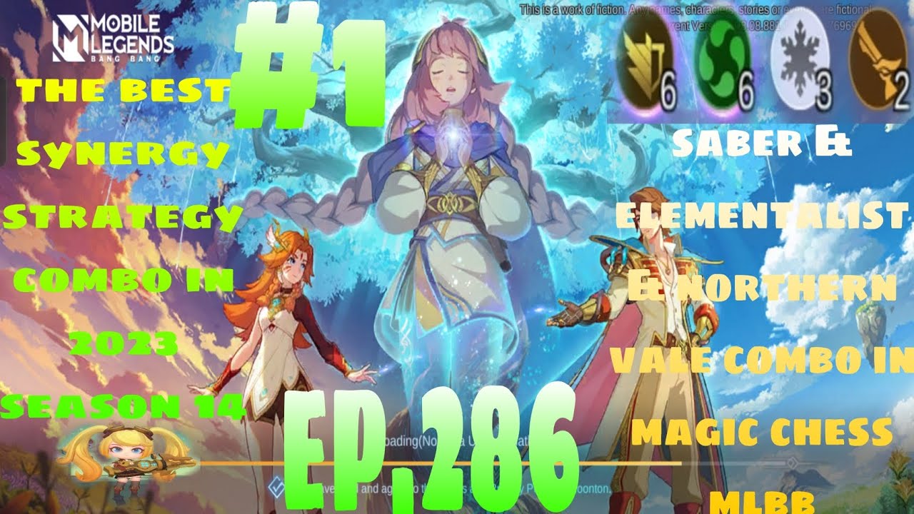 MAGIC CHESS EP. 286 SABER & ELEMENTALIST & NORTHERN VALE COMBO GAMEPLAY ...