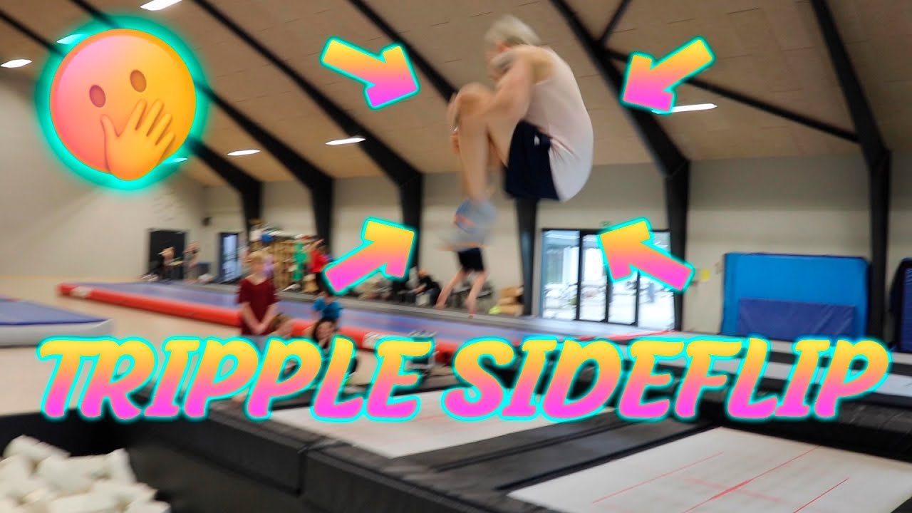 VI LÆRER TRIPPLE SIDE FLIP SAMMEN MED TIDZLINJEN - YouTube