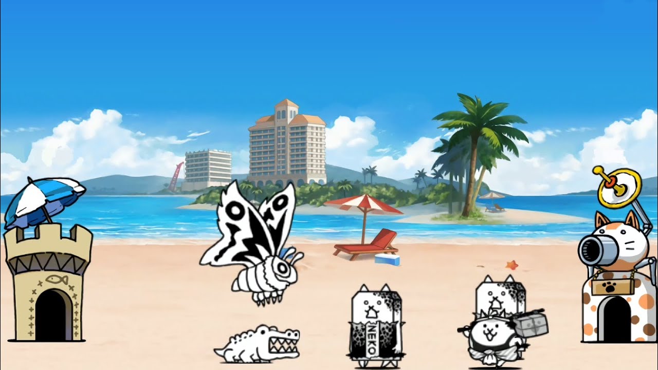 The Battle Cats: Summer Break Cats: Paradise [Completo] - YouTube