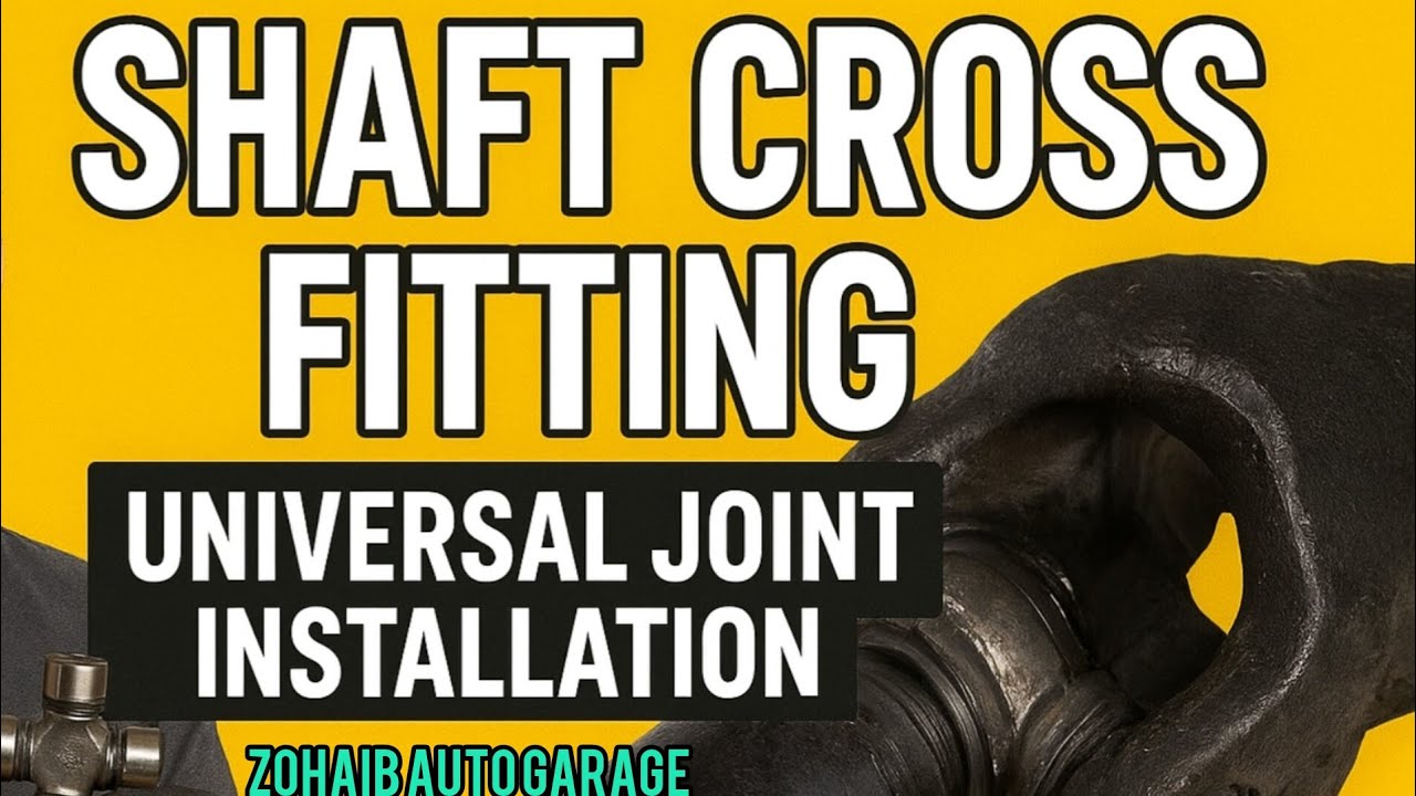 "Shaft Cross Fitting | Universal Joint Installation Step by Step" - YouTube