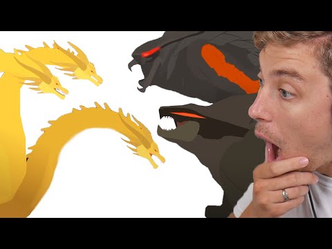 Reacting To KING GHIDORAH vs Muto PRIME and Muto QUEEN