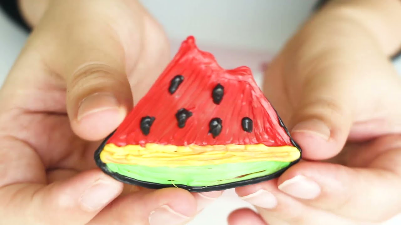 Watermelon | 3D Pen Use Tutorial Skills Teaching - YouTube