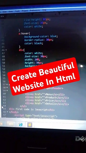 Create Beautiful Website In Html Htmltutorial Htmlcsswebsite Html 5277