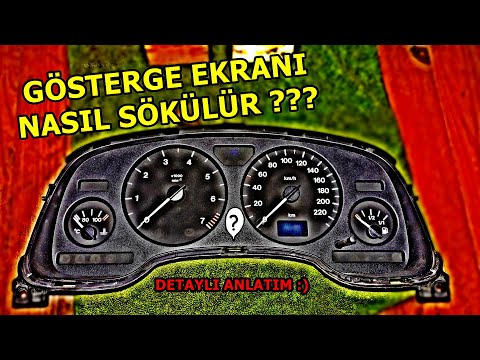 GÖSTERGE KADRANI NASIL SÖKÜLÜR ? GÖSTERGE IŞIKLARI NASIL DEĞİŞTİRİLİR ? OPEL ASTRA G
