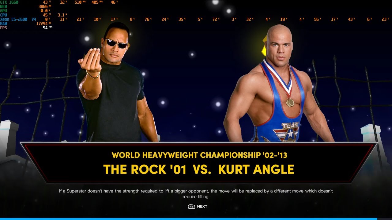 The Rock 2001 VS Kurt Angle World Heavyweight Championship 2002-2013 ...
