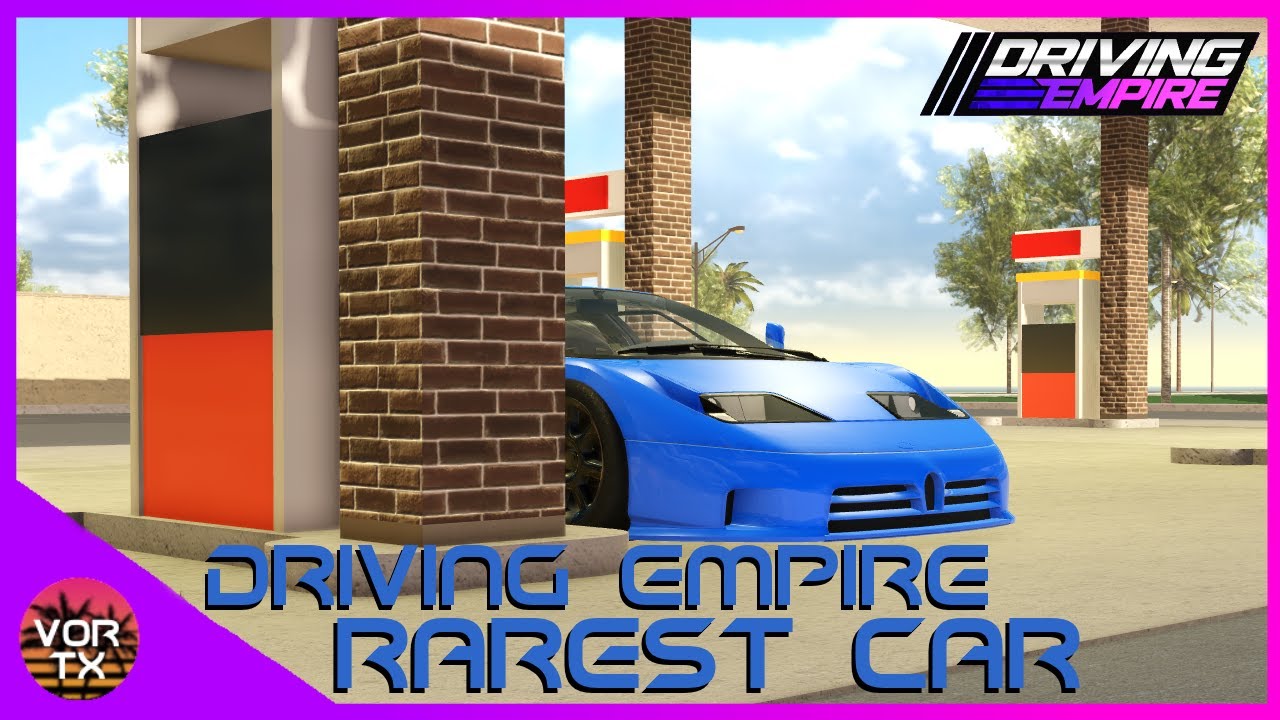 Driving THE RAREST CAR In Driving Empire - Roblox - YouTube