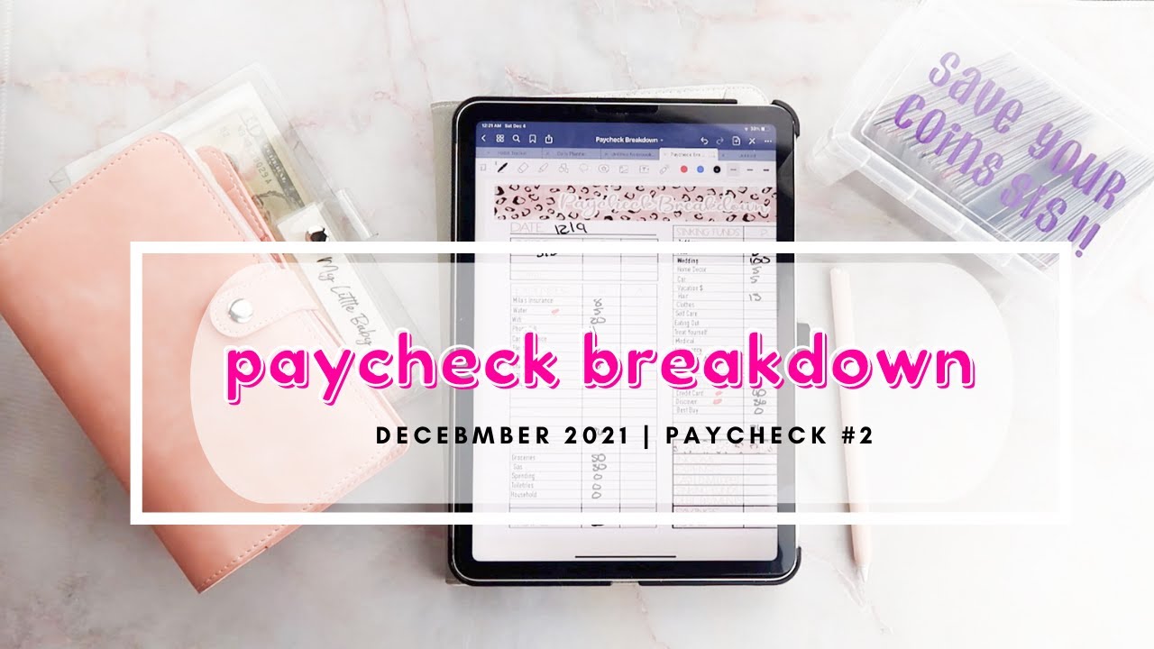 How to Budget Weekly Pay | Low Income Dec 2021 | Paycheck 2 - YouTube