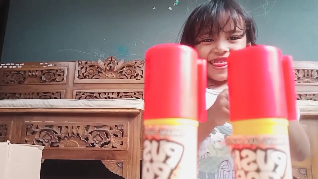 Makan permen push pop - YouTube