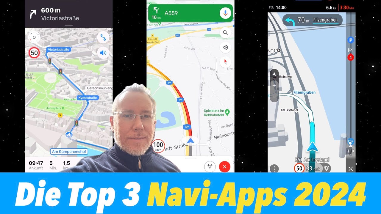 Die 3 besten Navi Apps für euer iPhone 2024 - YouTube