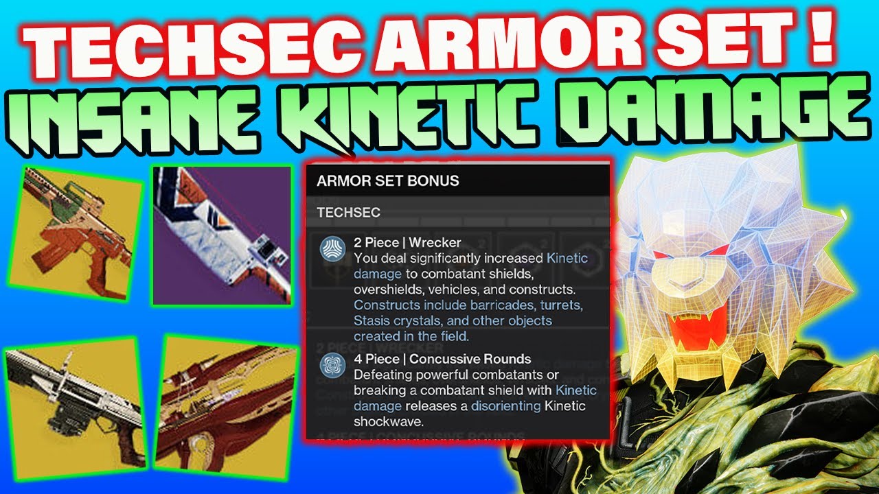 You Have No Idea How Good Armor Sets Are! 190% Kinetic Buff - Techsec - Destiny 2 The Edge Of ...