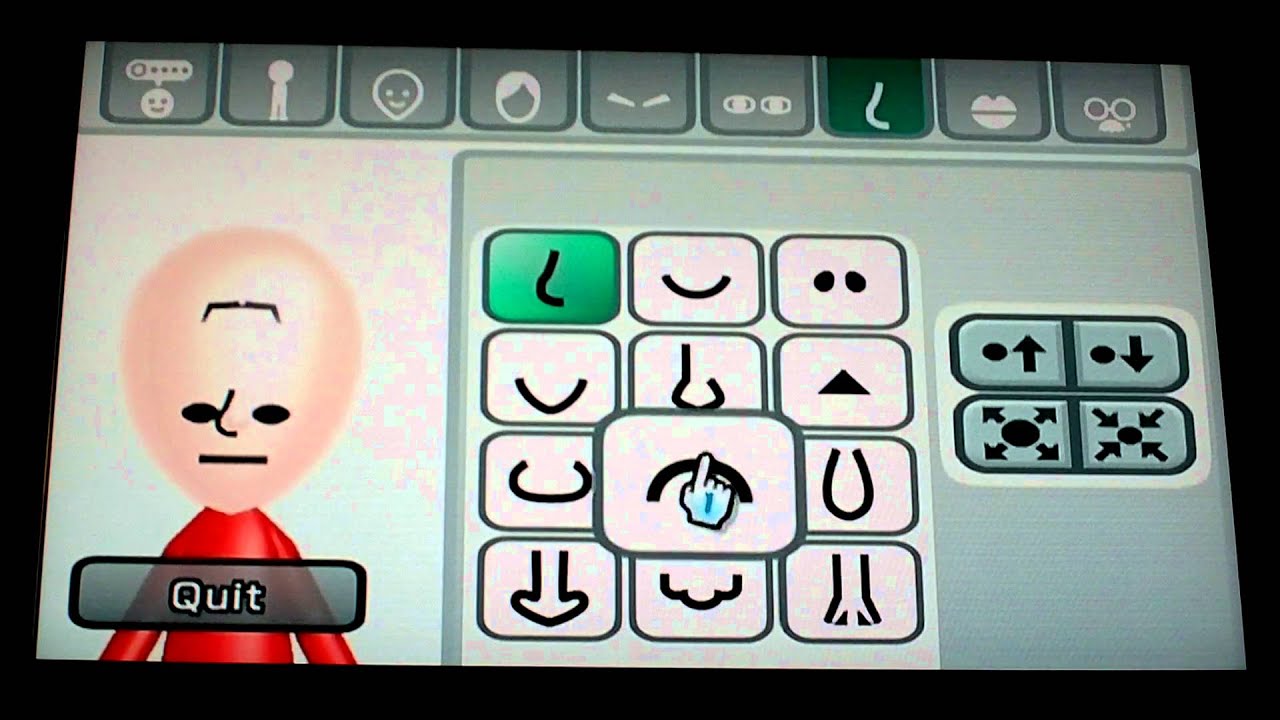 How To Make A Upside Down Faced Mii (HD) - YouTube