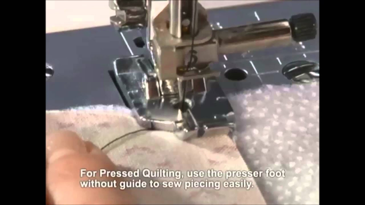 Brother 1 4 Inch Piecing Foot YouTube