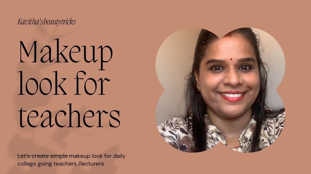 Makeup look for teachers /lecturer/professors #makeup #youtube # ...