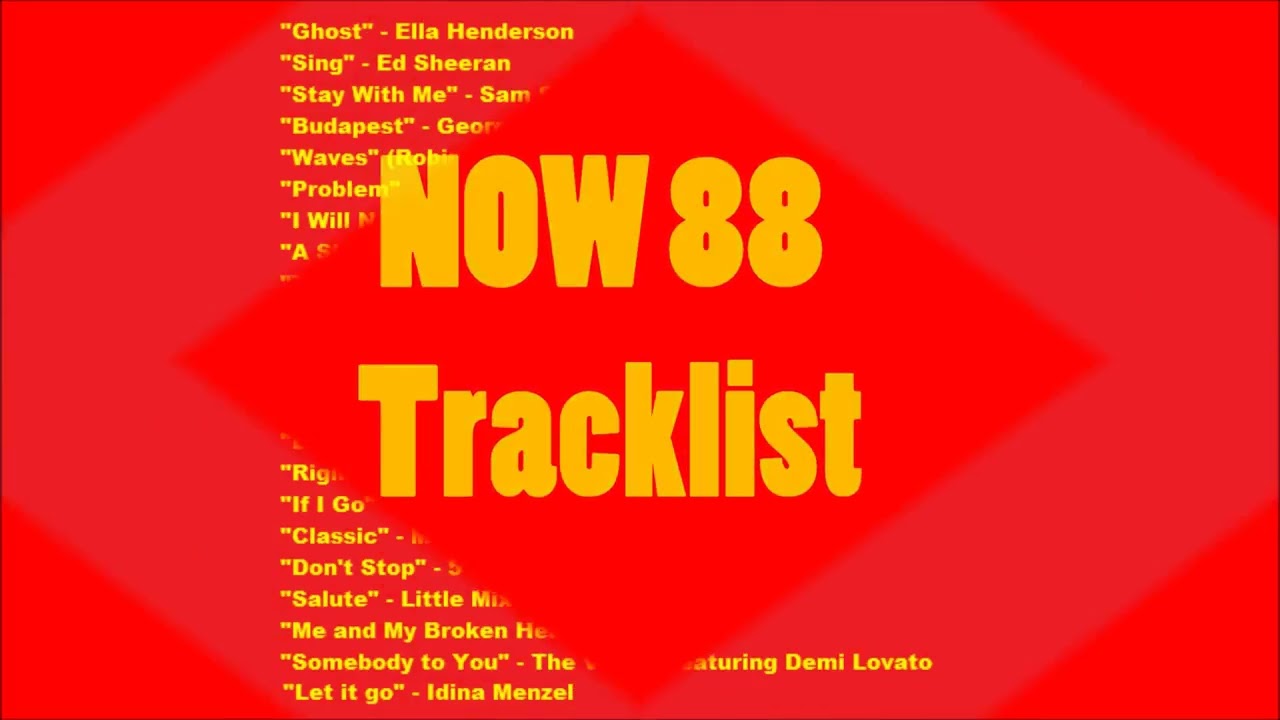 NOW 88 Tracklist - YouTube