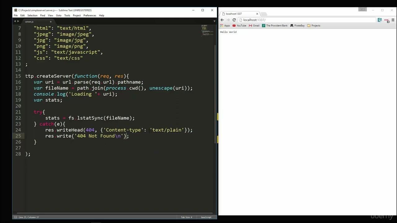 Lesson 5 Serving HTML Pages - YouTube