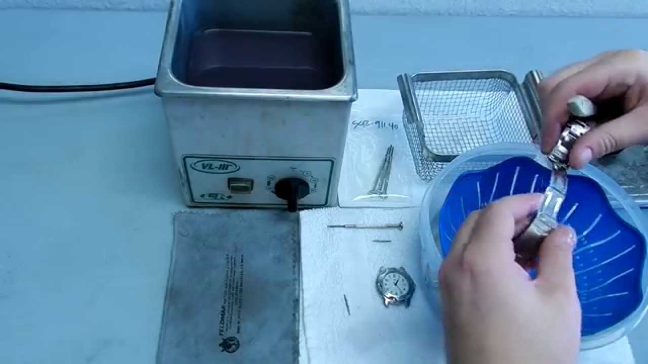 Ultrasonic Band Cleaning and Band Reattachment - YouTube