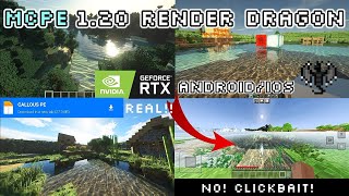 Minecraft PE 1.20+ Ultra Realistic RENDER DRAGON Shader... | Doovi