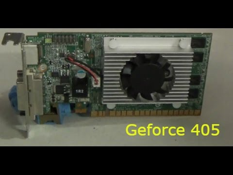 Nvidia Geforce 405 Workstation Card - YouTube