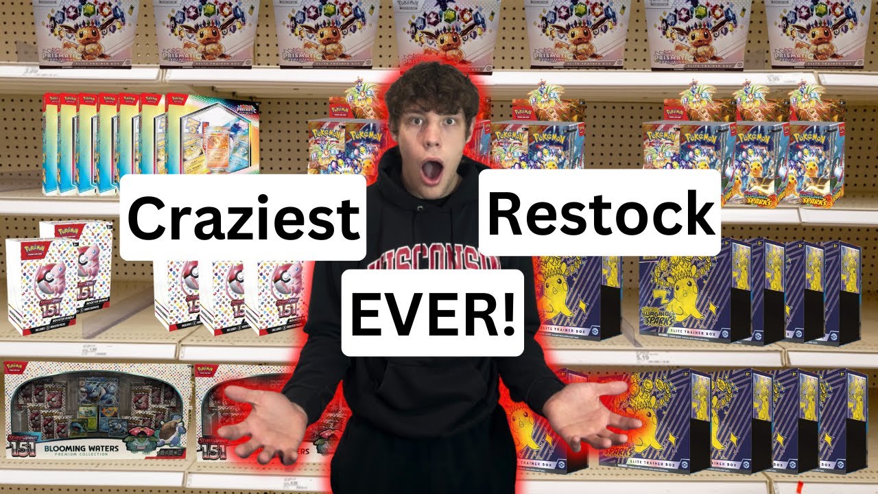 The Most Insane Pokemon Restock Ever!!! - YouTube