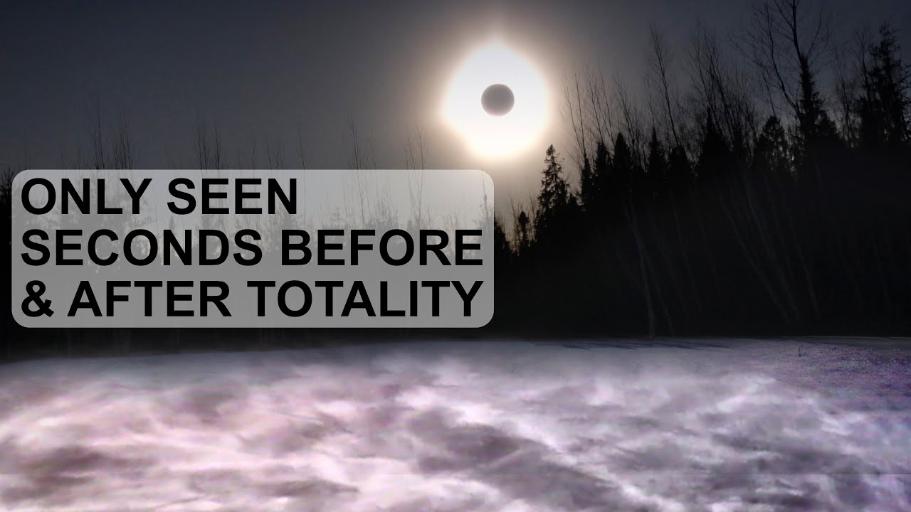 Shadow Bands of a Solar Eclipse Racing Over Snow - YouTube