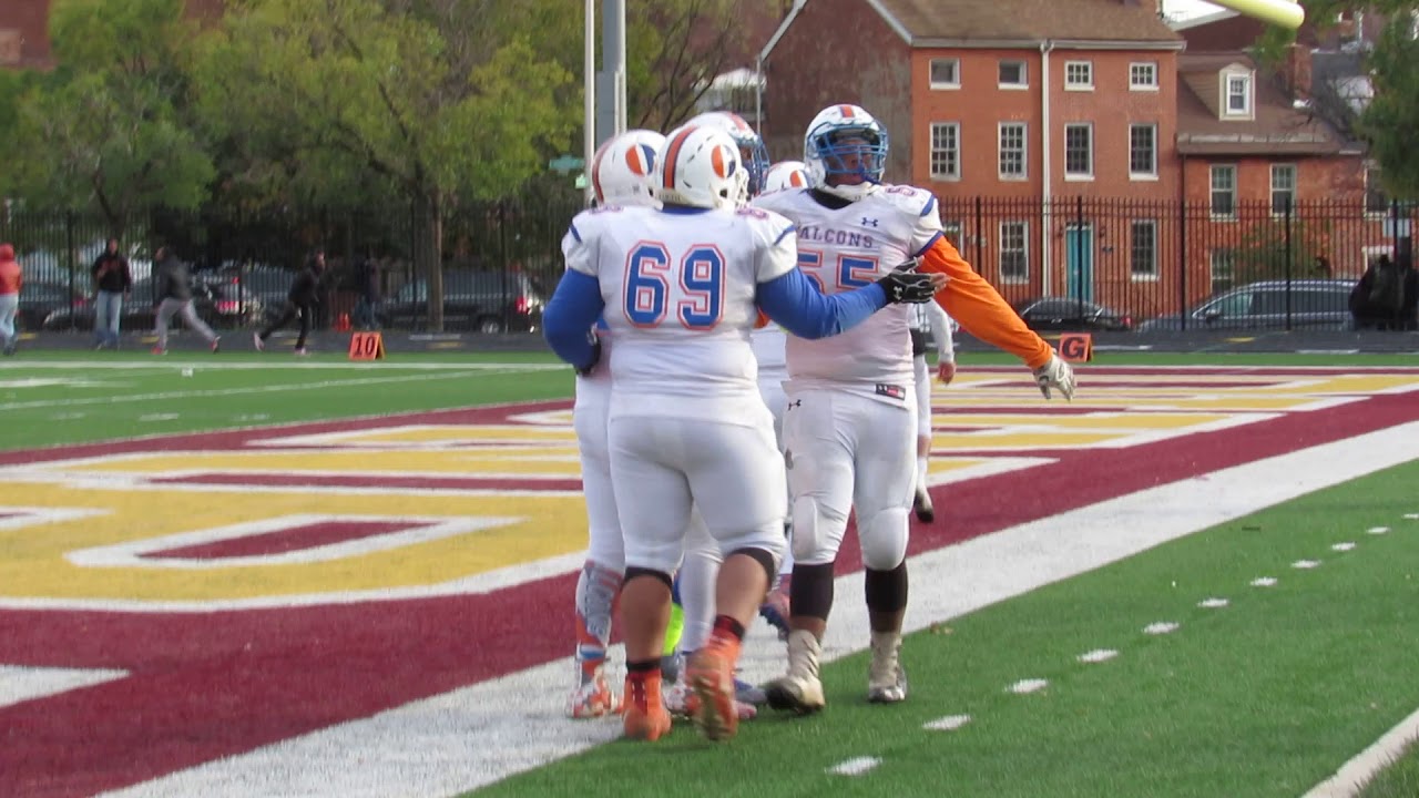 Overlea celebrates Bowman INT TD return Overlea/Reginald Lewis football ...
