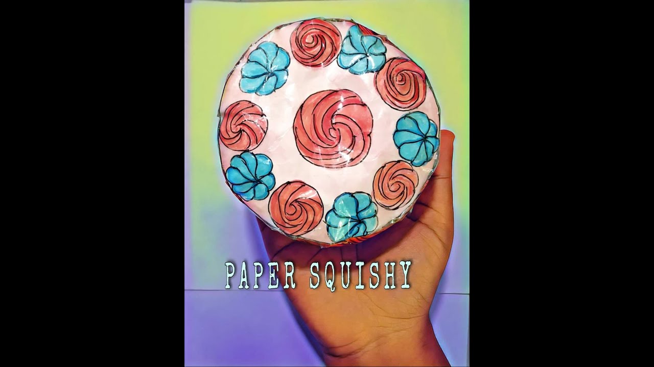 DIY PAPER SQUISHY | HOW TO MAKE A SQUISHY CAKE - YouTube