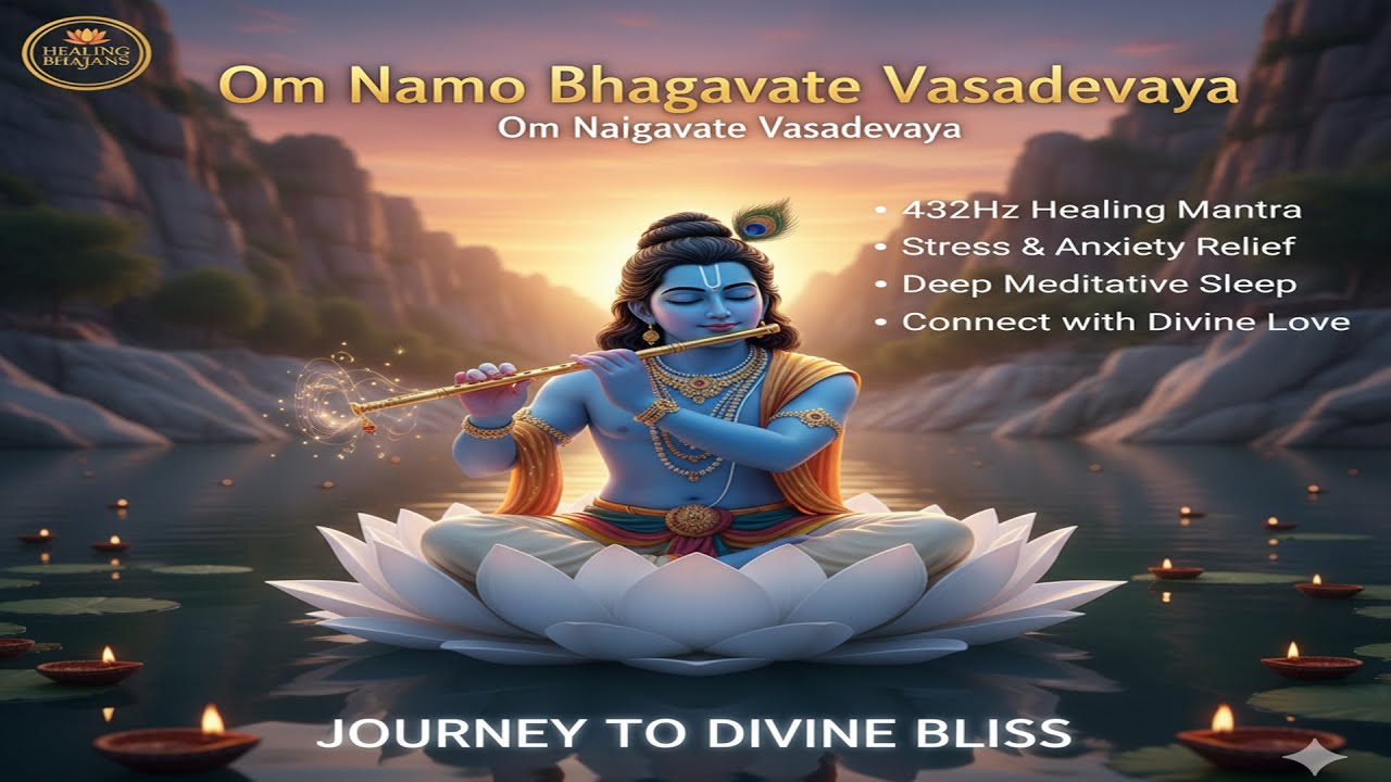 Deep Healing Mantra for Anxiety Relief | Om Namo Bhagavate Vasudevaya ...