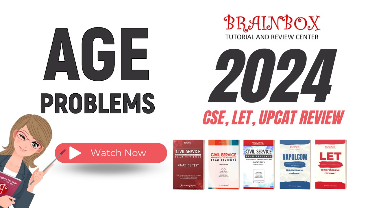 Age Problems - Math Module (Part 29) | Civil Service Exam, LET, and ...