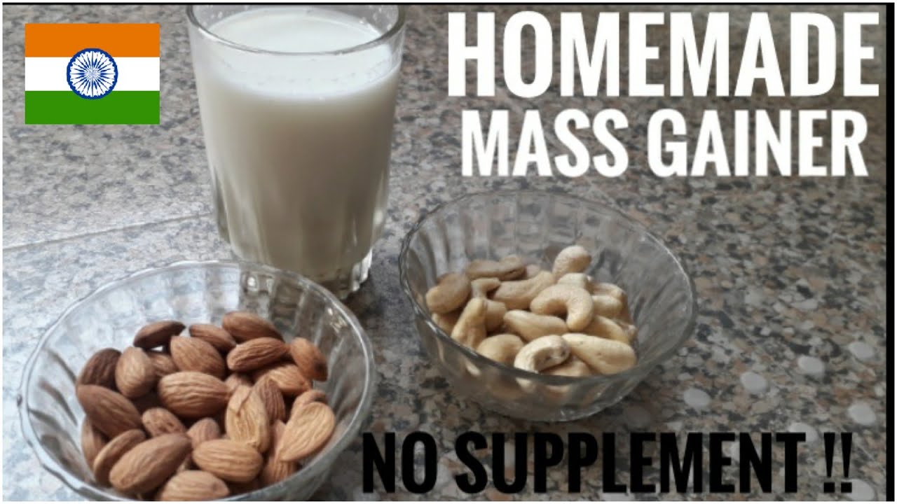HOMEMADE Mass Gainer Shake for Muscle Building | Mass Gainer Shake ...