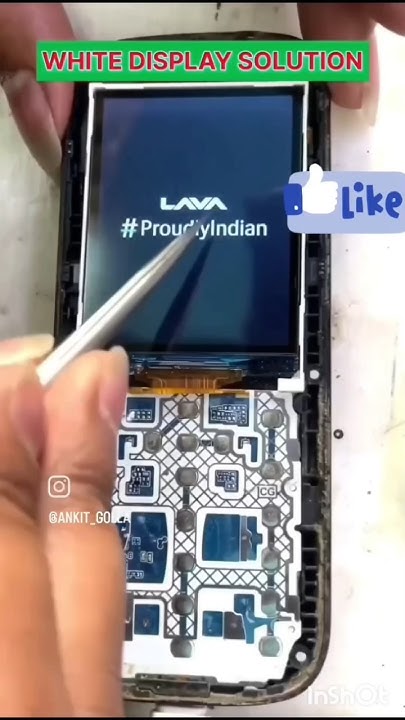 Lava White Display Solution 😀 - YouTube