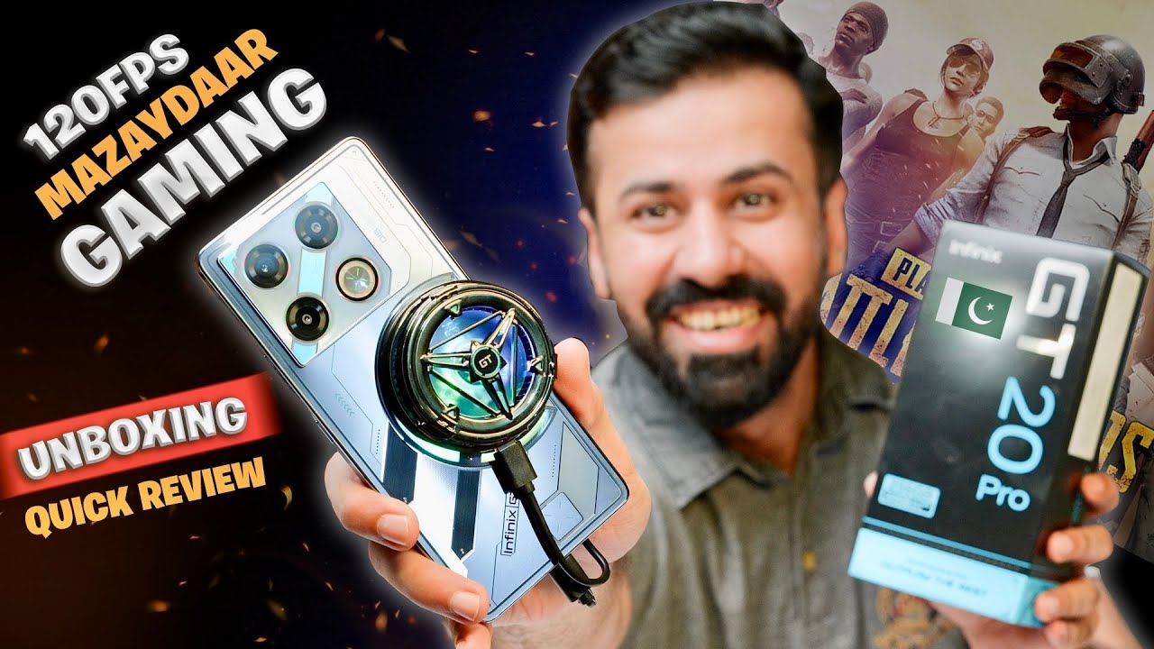 Infinix GT 20 Pro Unboxing & Quick Review | PUBG @ 120fps | Coolest ...