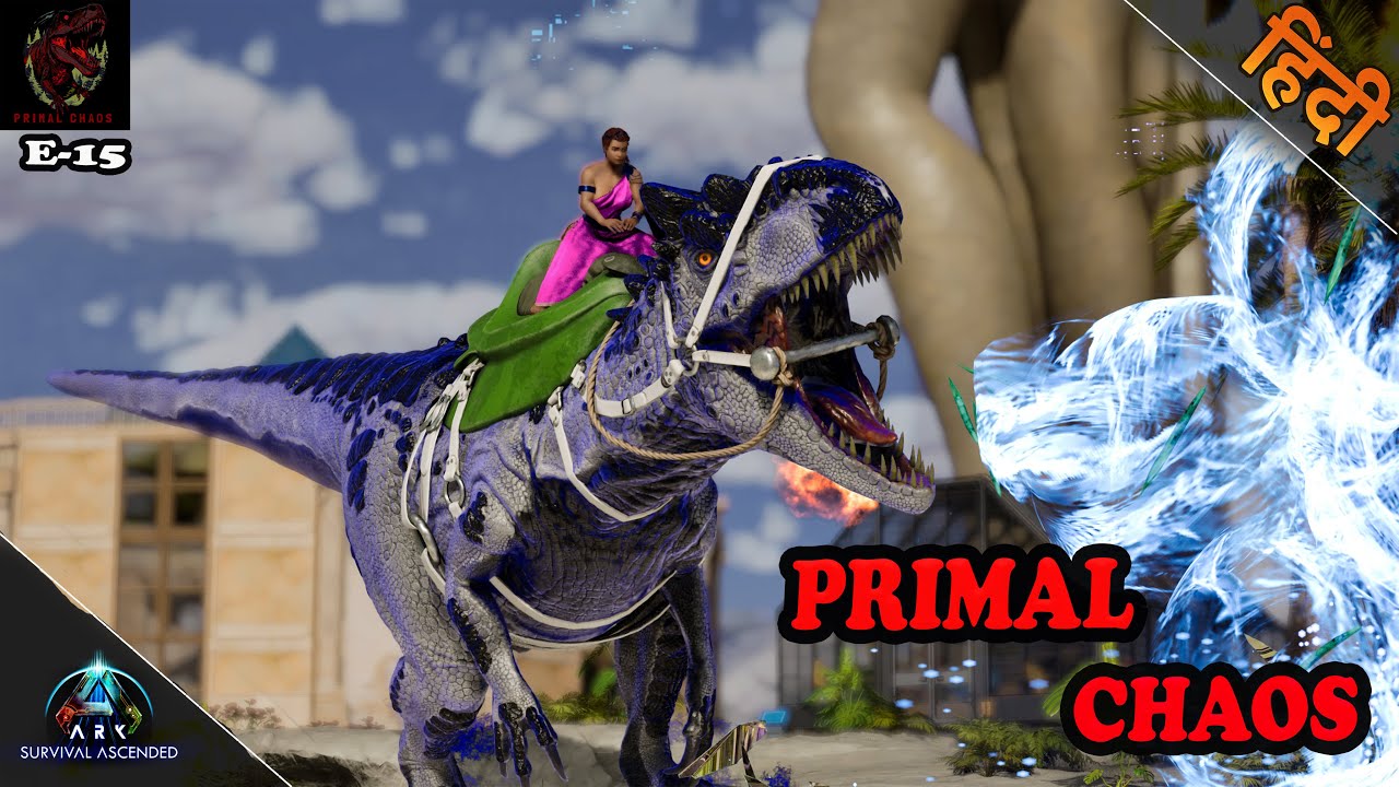 Taming A Angelic Allosaurus Primal Chaos [ हिंदी ] ARK Survival ...