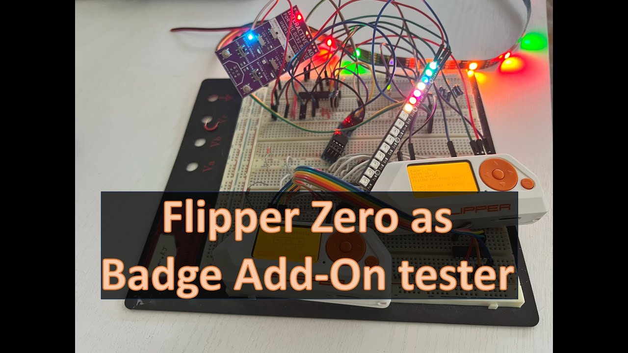 [139] Flipper Zero: Badge Add-On Tester - YouTube