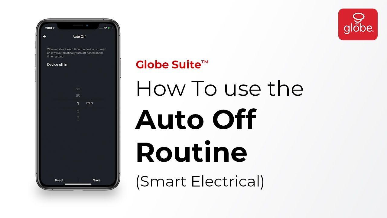 How to use the Auto Off Routine – Smart Electrical | Globe Smart Home ...