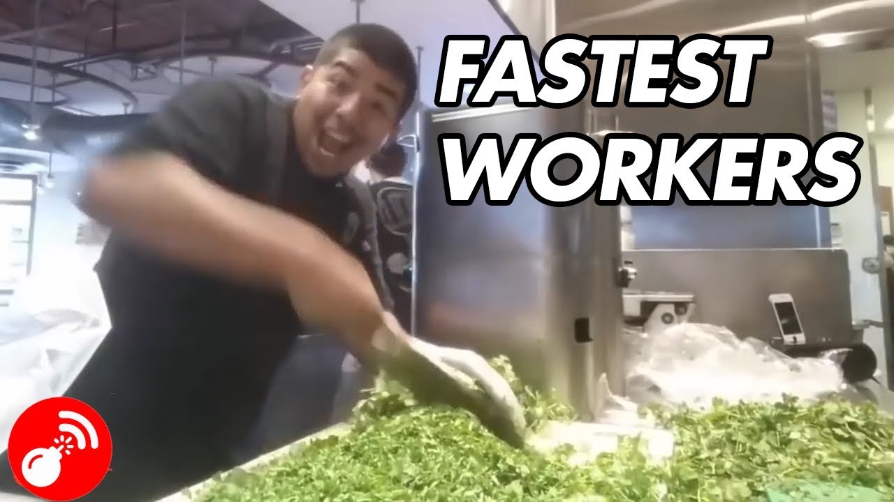 Fastest Workers Ever 2018 - YouTube