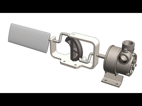 Sea Waves Energy Generator Drive Mechanism using SolidWorks. - YouTube
