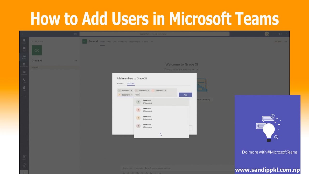 How to Add Users in Microsoft Teams || Teams Tips for Admins - YouTube